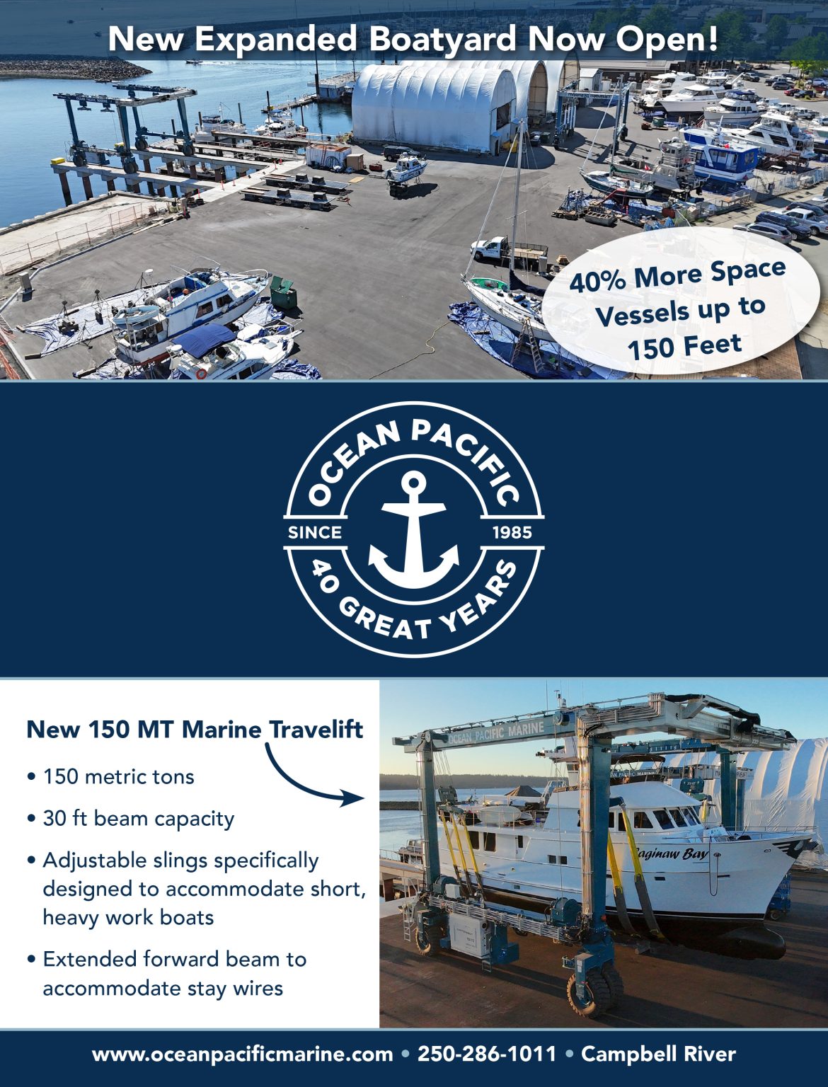 Ocean Pacific Marine Store & Boatyard | Campbell River, Vancouver Island